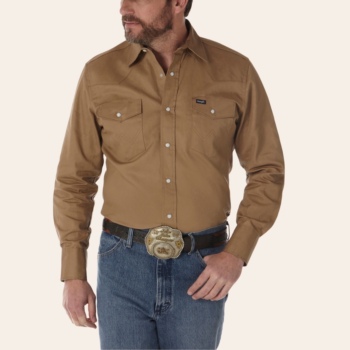 Wrangler Rawhide Long Sleeve Big & Tall Workshirt | Cavender's