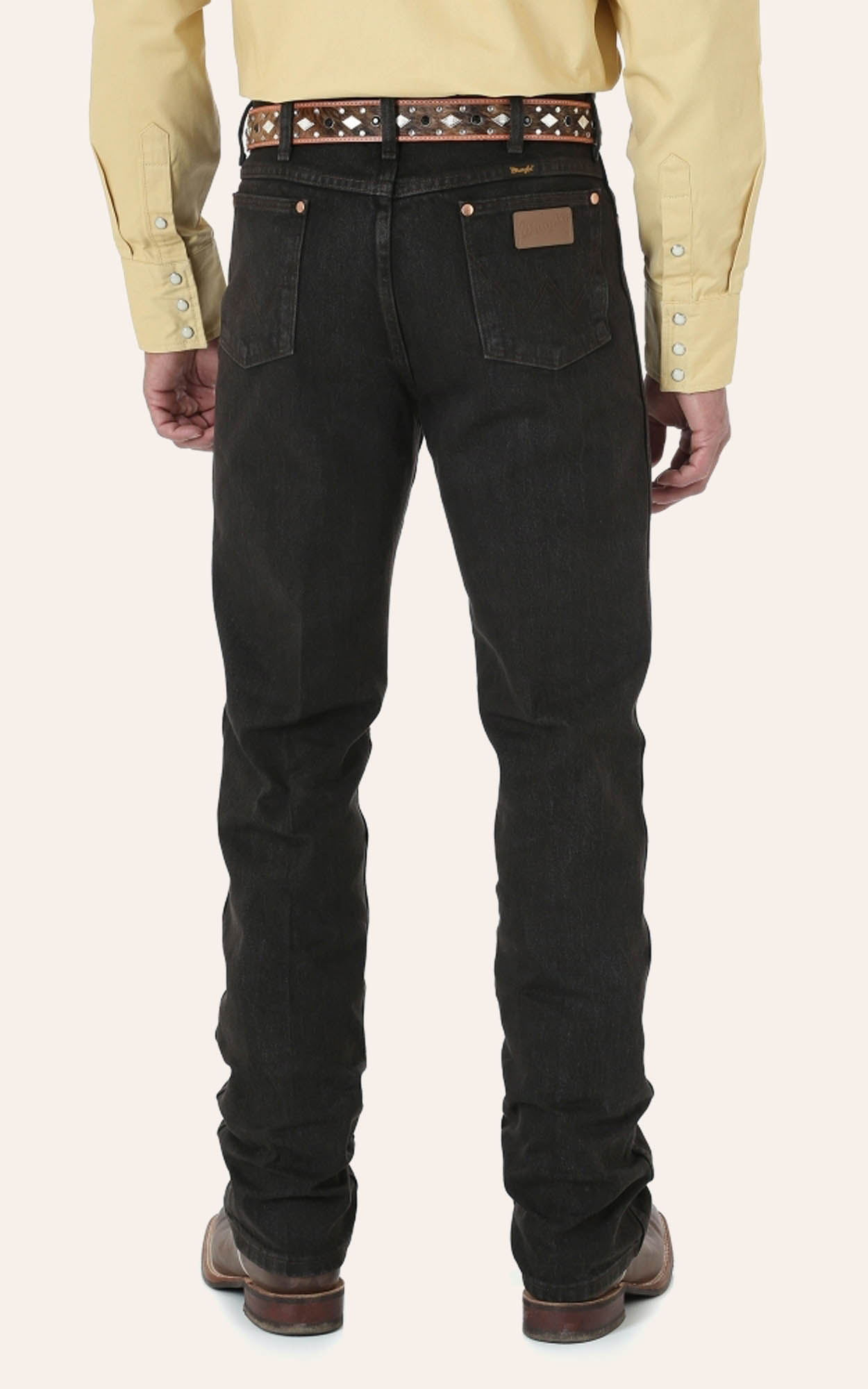 Wrangler Cowboy Cut Silver Edition Black Chocolate Slim Fit Jeans ...