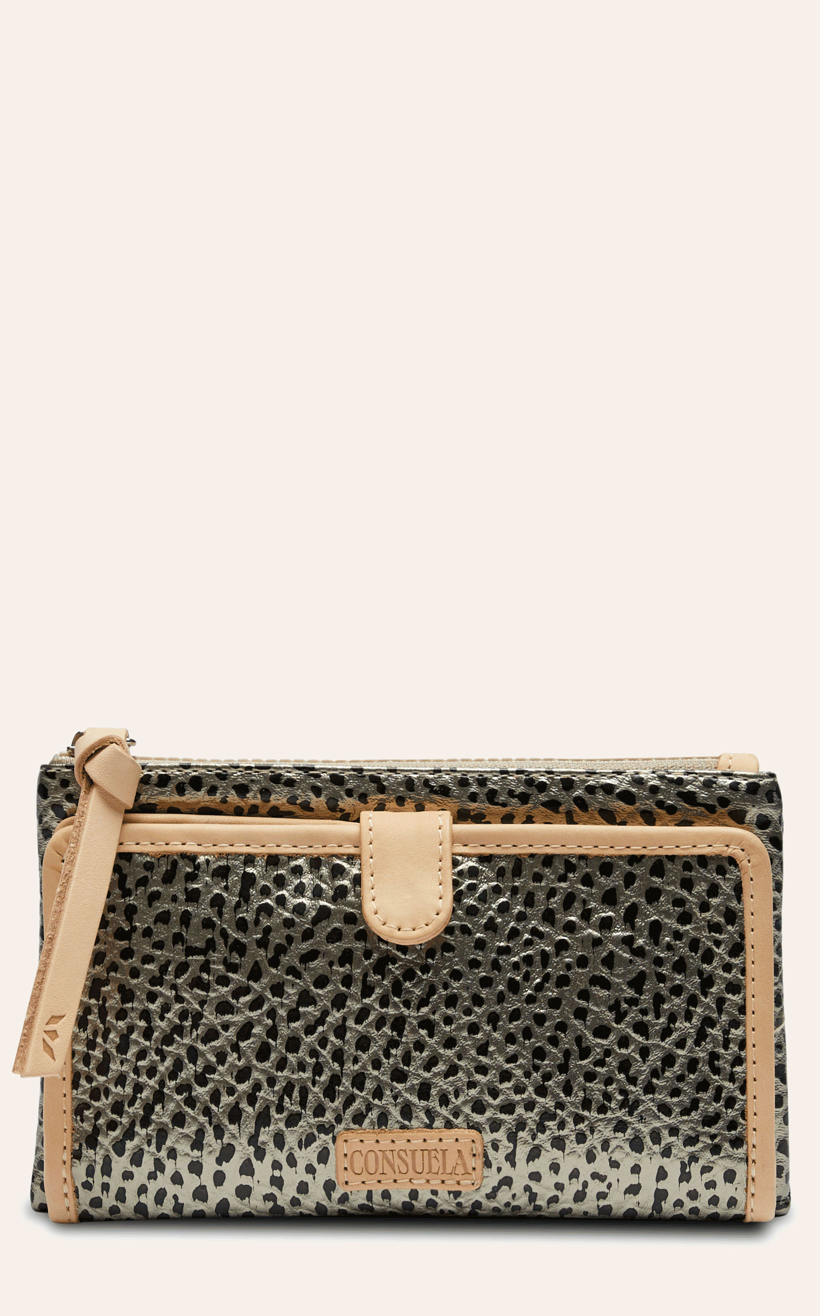 Consuela Tommy Pewter Metallic Slim Wallet | Cavender's