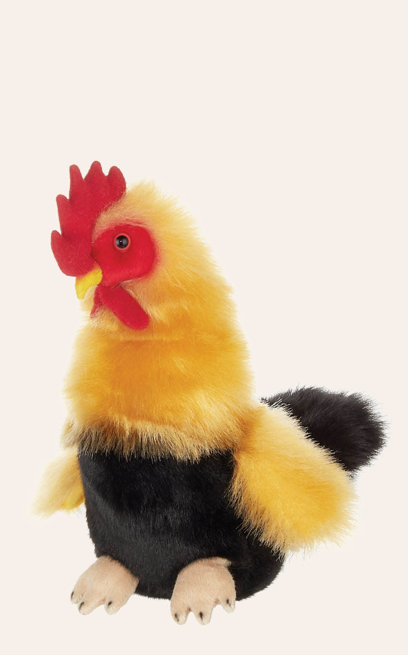 Bearington Collection Soft & Fluffy Roy Rooster Stuffed Animal