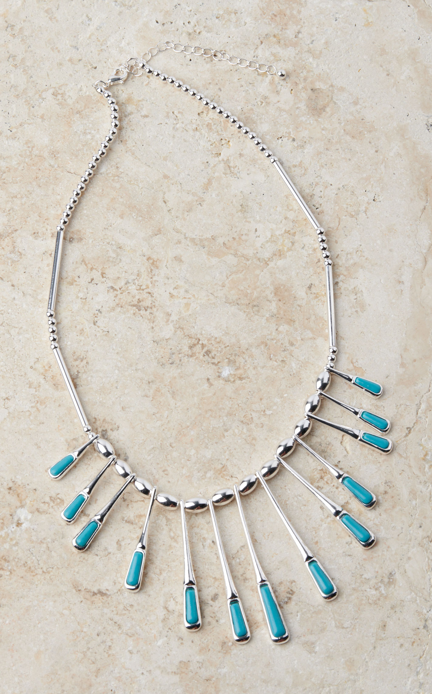 Silver Strike Silver Multi-Paddle & Turquoise Jewelry Set