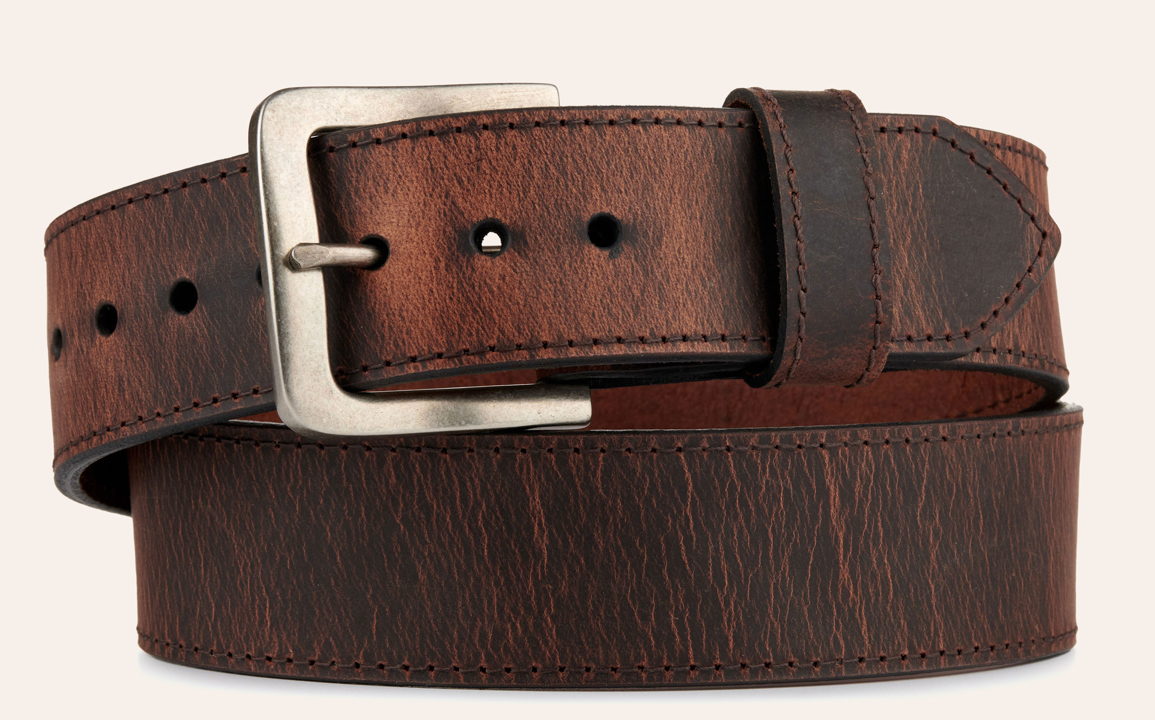 AndWest Men's Tan Extra Wide Leather Western Belt | Cavender's