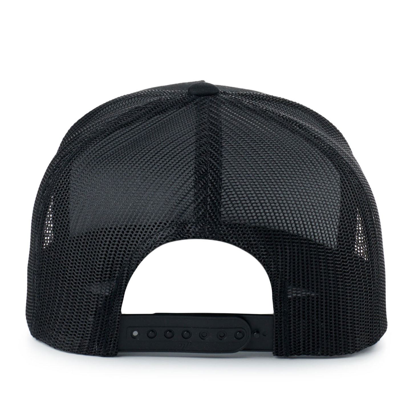 Lazy J Men's Black on Black Arrowhead Logo Patch Snap Back Cap