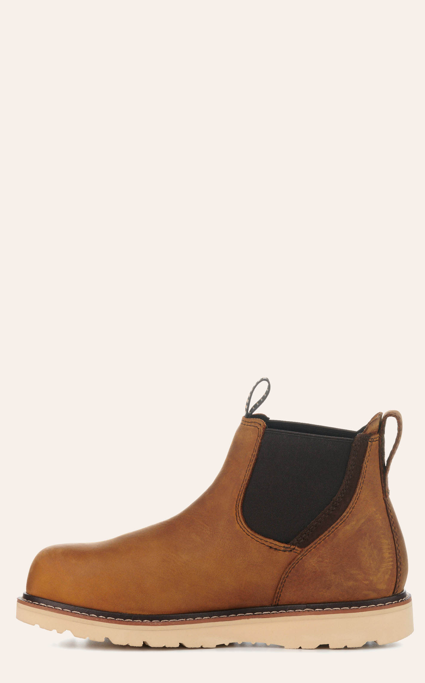 Ariat Women's Rebar Wedge Antique Brown Waterproof Round Composite Toe ...
