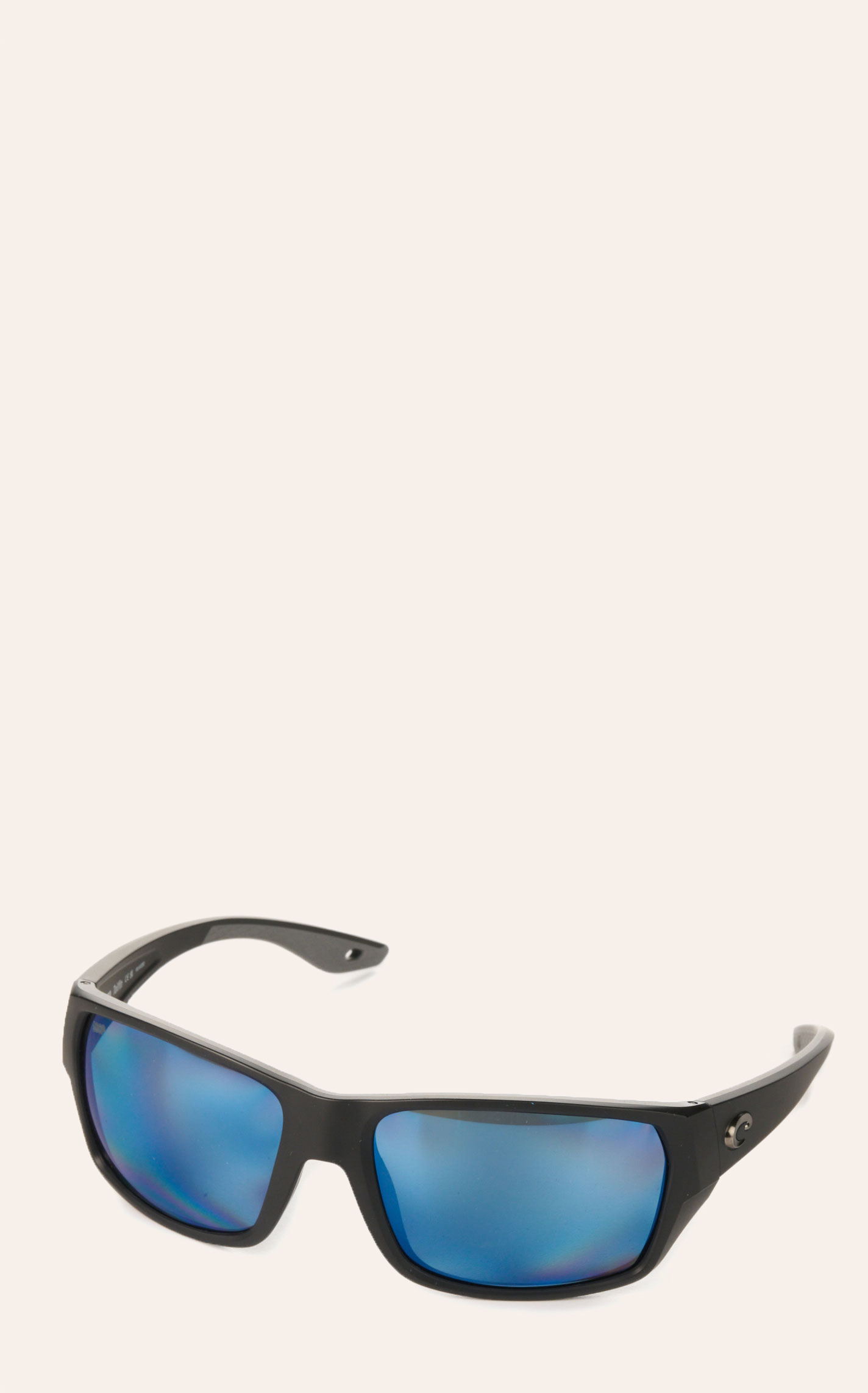 Costa Tailfin Matte Black Frames & Blue Mirror Lens Polarized Sunglasses