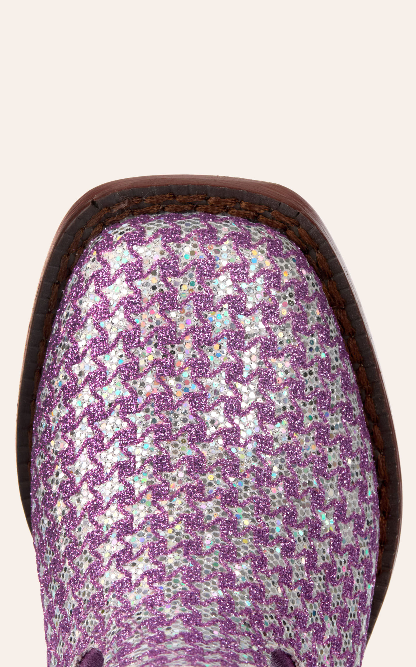Roper Toddlers' Glitter Glam Metallic Purple Checkered Cowboy Boots ...