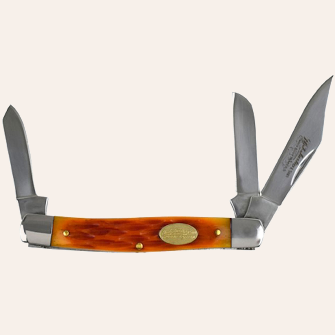 Justin Citrus Stockman Jigged Bone Handle Knife
