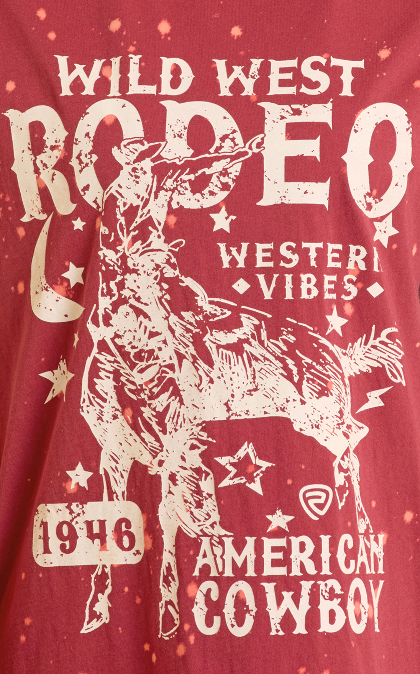Rock & Roll Denim Women's Red Rodeo Graphic T-Shirt Dress I Cavender's