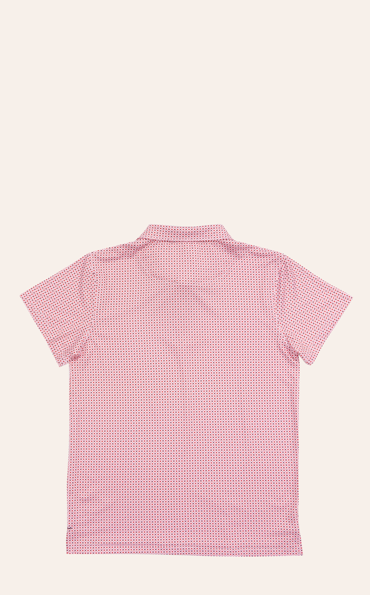 Rafter C Boy's Red Geo Print Polo Shirt I Cavender's