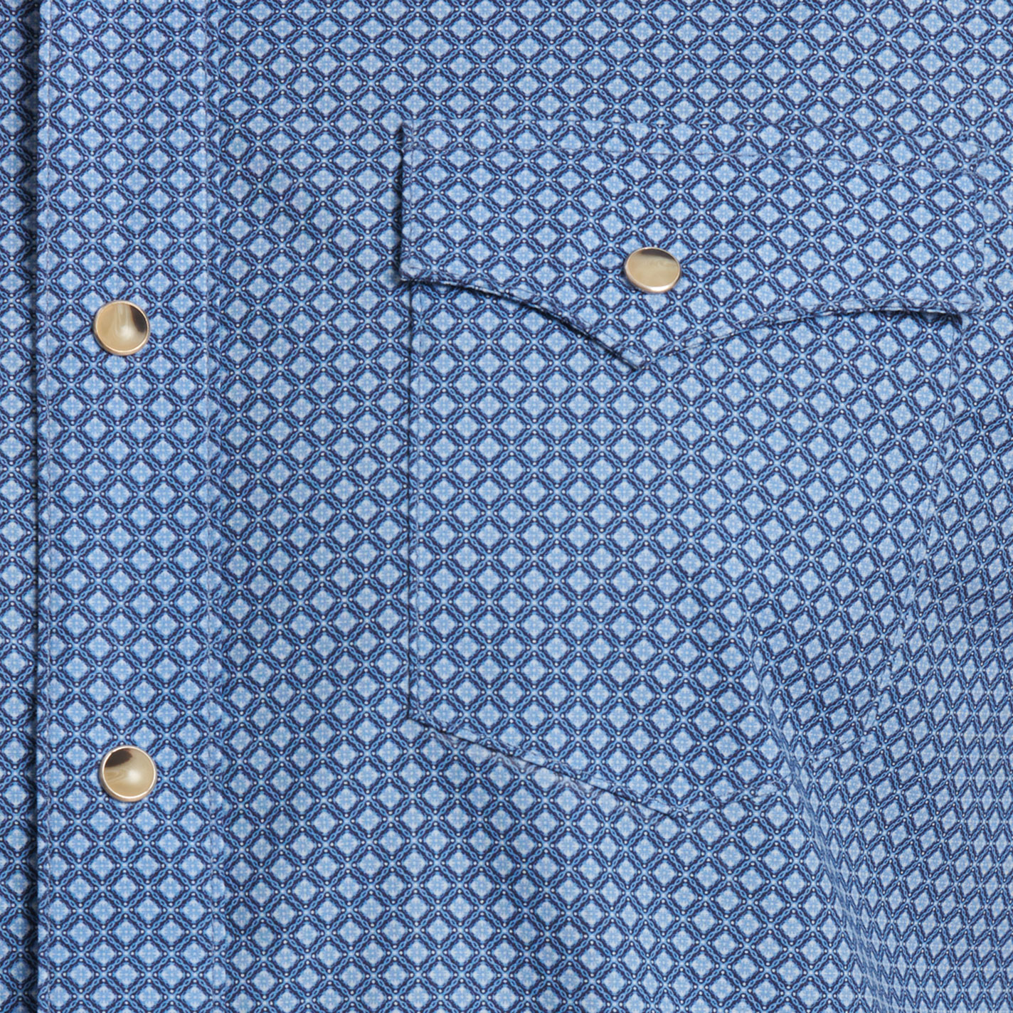Wrangler Retro Men's Blue Geo Print Western Shirt I Cavender's