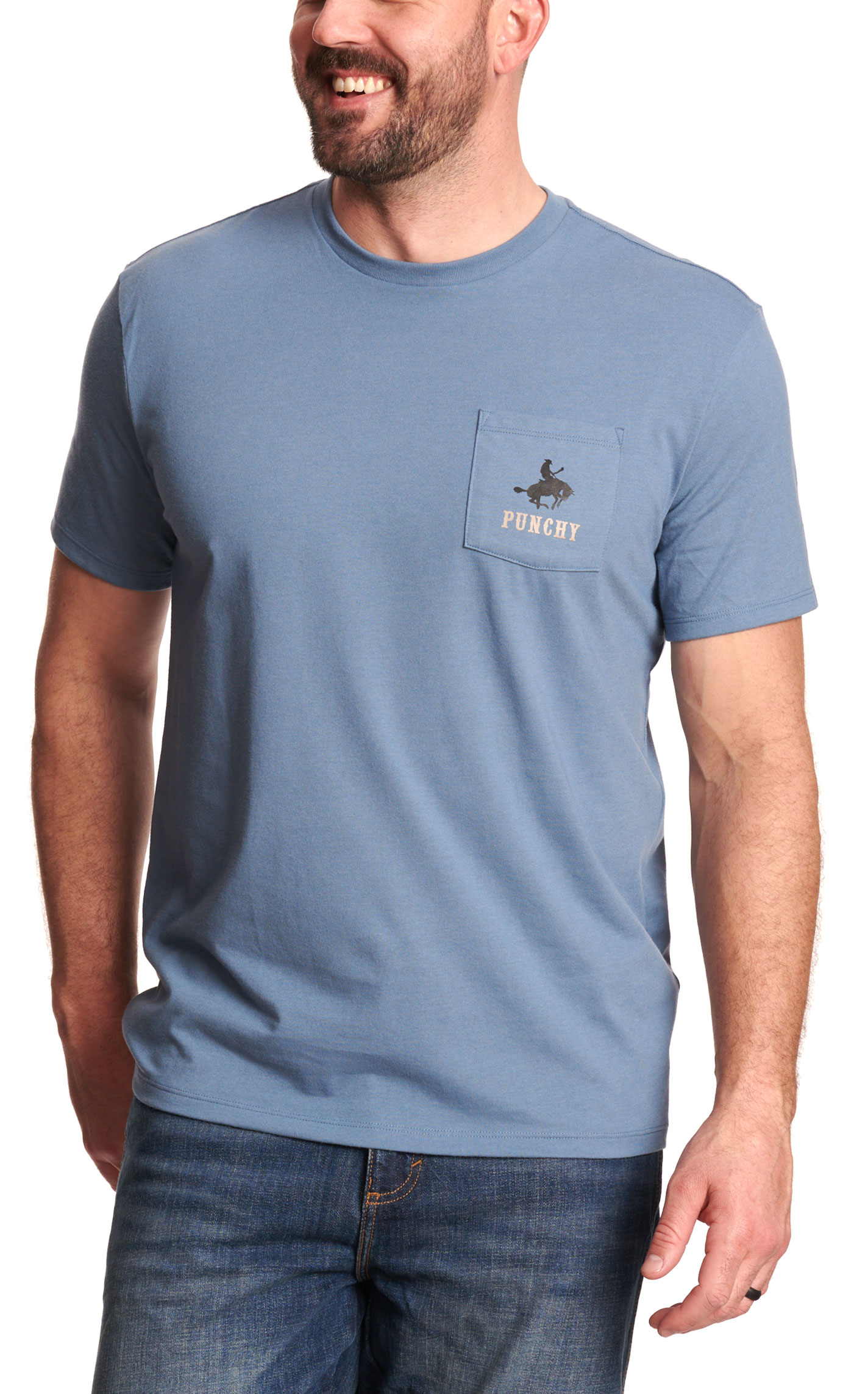Hooey Ranchero Punchy Men's Blue T-Shirt I Cavender's