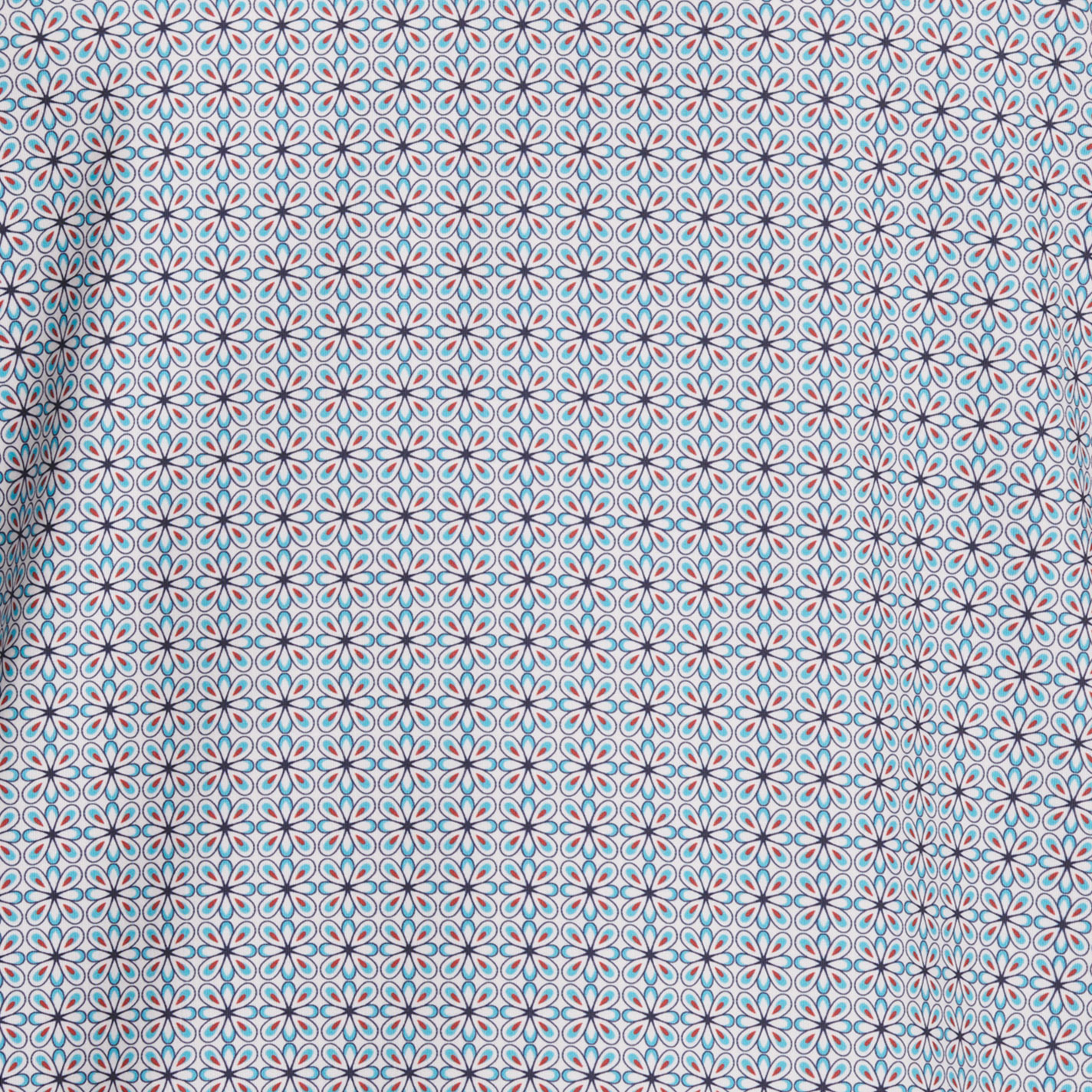 Rafter C Men's Blue Geo Print Performance Polo Shirt I Cavender's