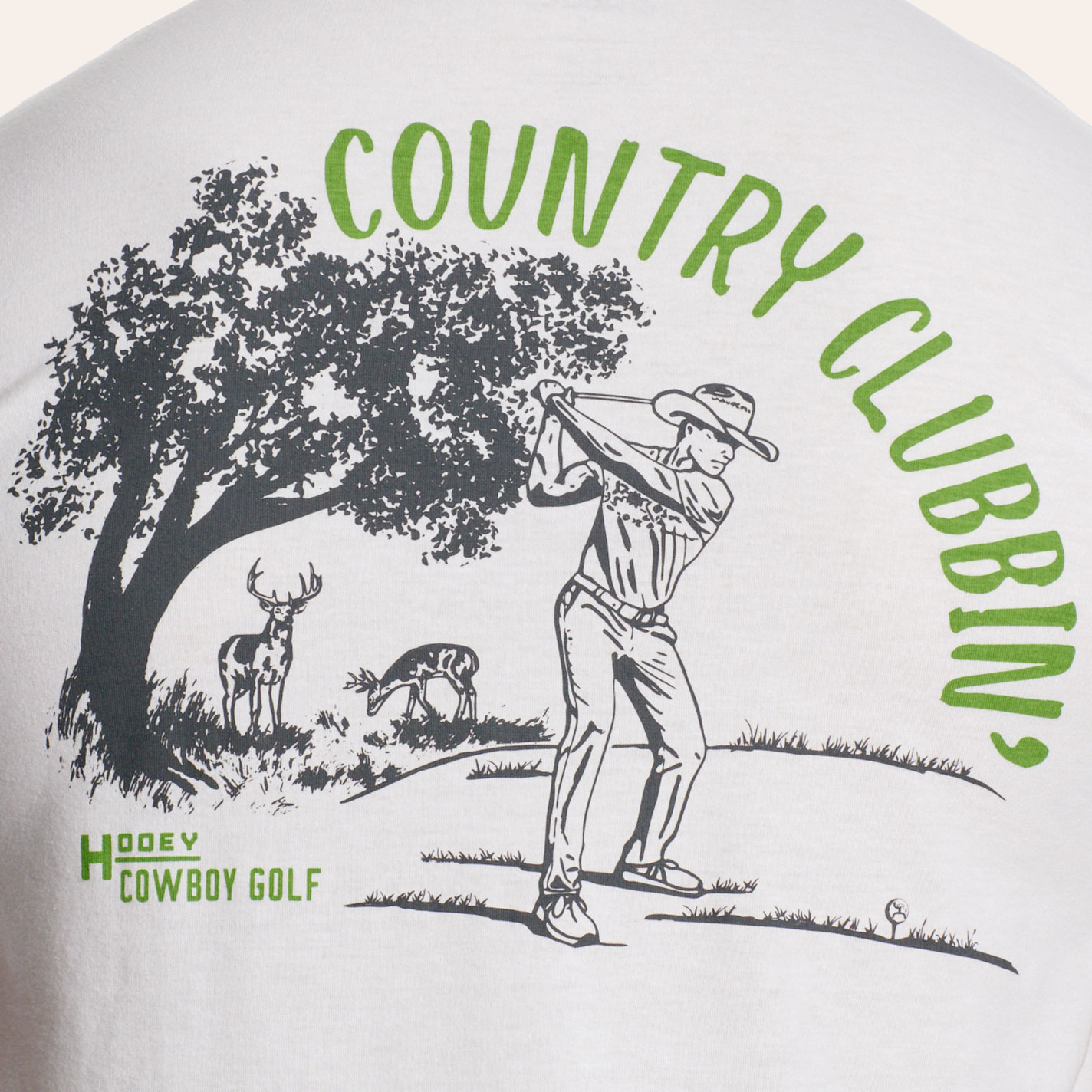 Hooey Men's Country Clubbin' White T-Shirt I Cavender's