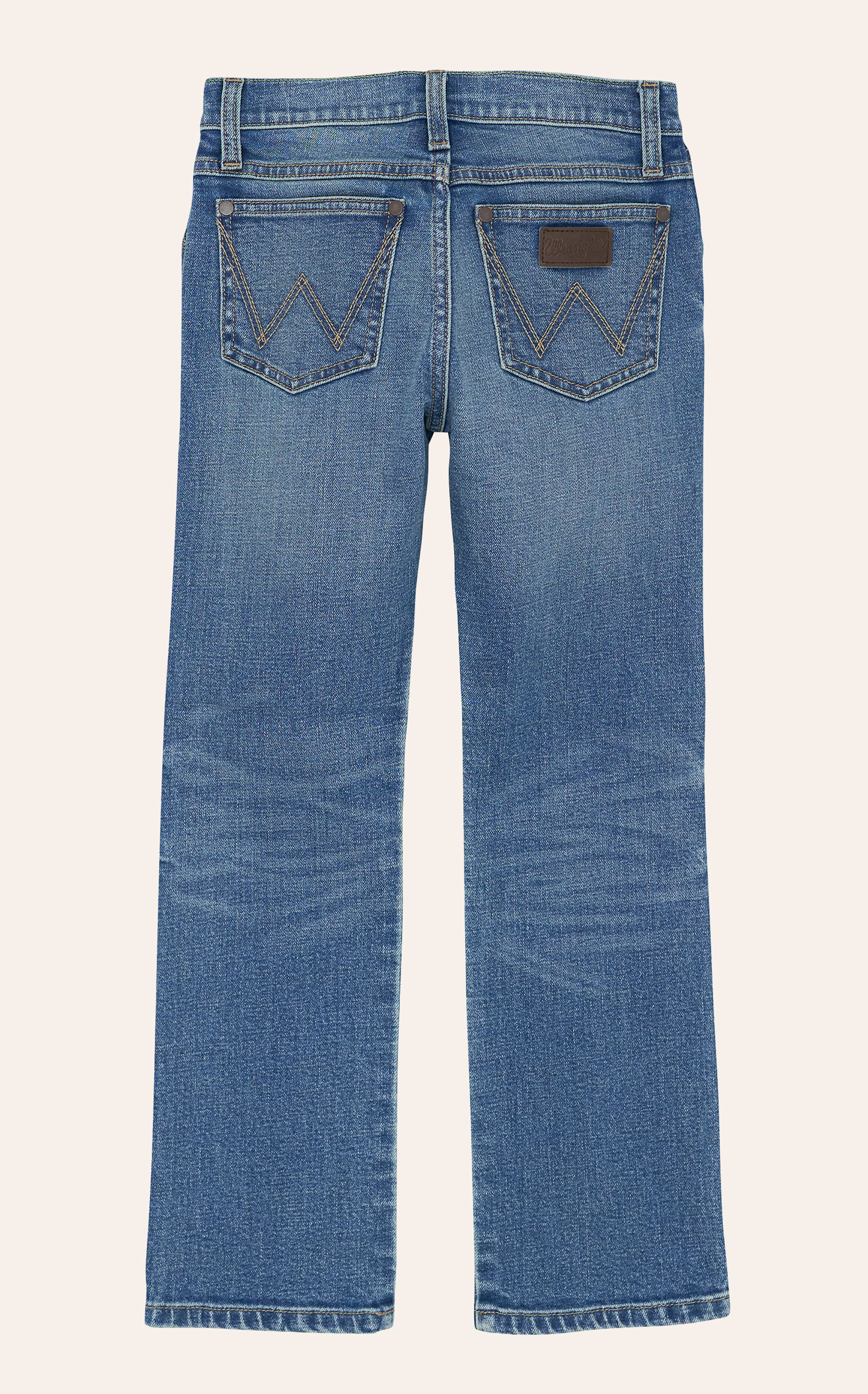 Wrangler Retro Boy's Gralin Medium Wash Slim Fit Straight Leg Jeans (8 ...